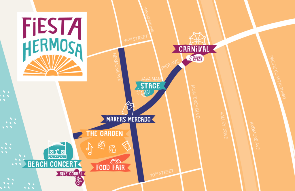 Map - Fiesta Hermosa